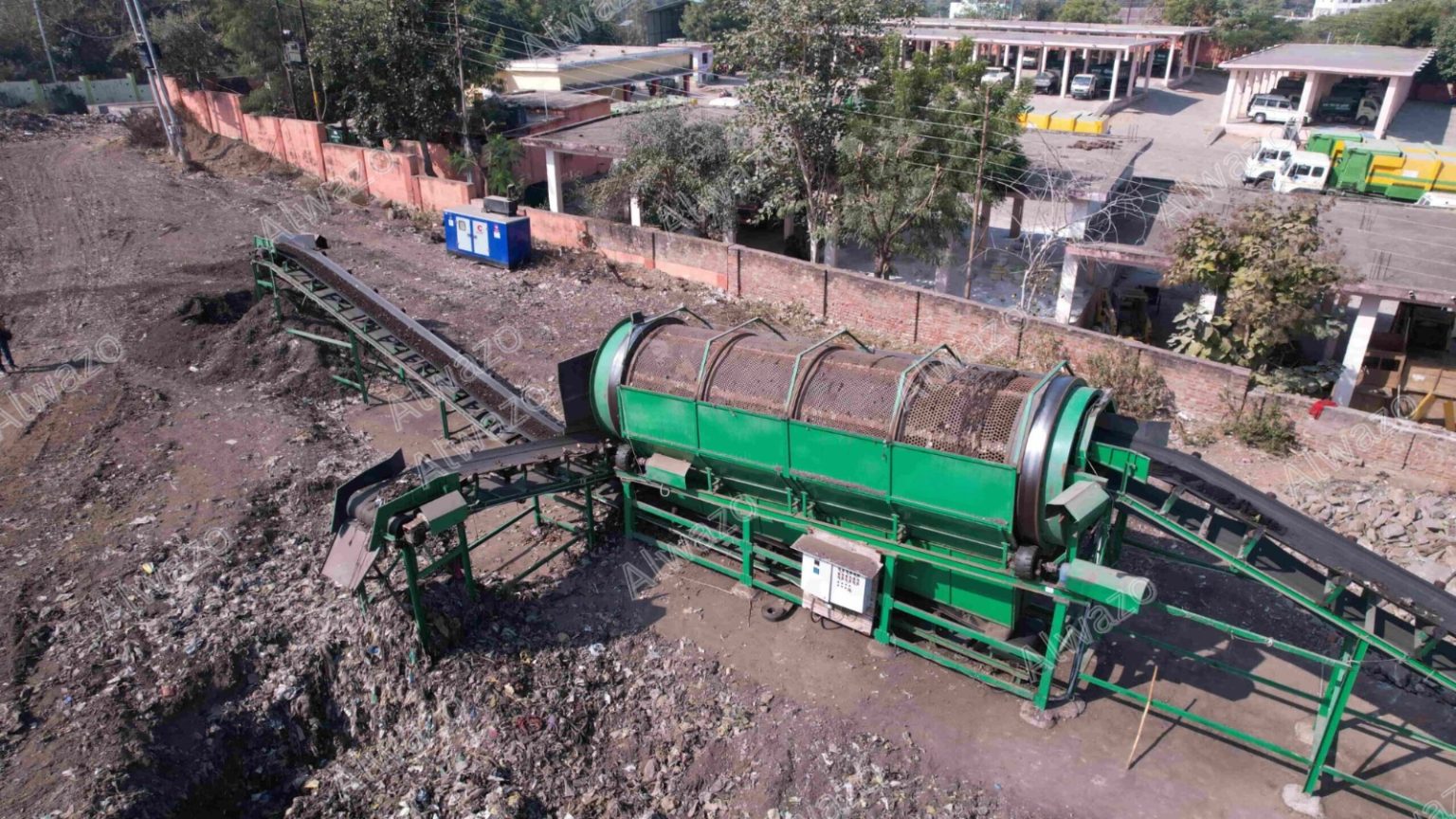 Trommel Screen / Trommels for MSW Processing | Alwazo Solutions